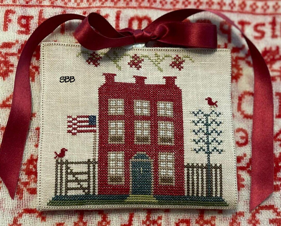 Gentle Pursuit Designs - Red House Patriotic Etui - Original Design by ...