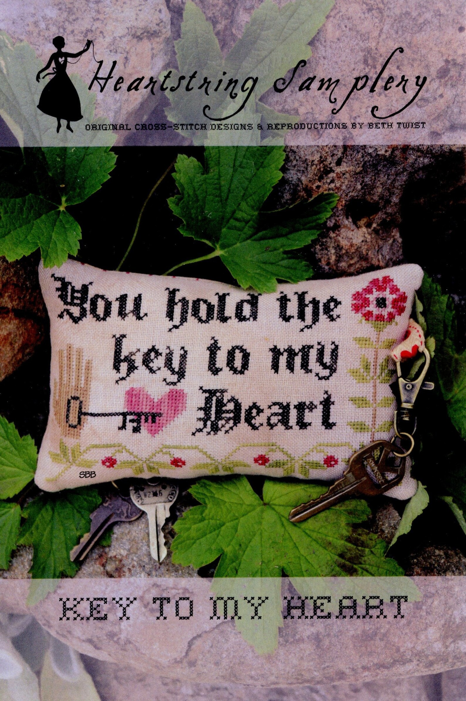 Heartstring Samplery - Key to My Heart - Original Design by Beth Twist ...