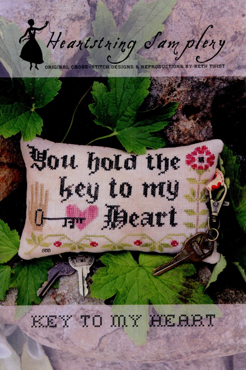 Heartstring Samplery - Key to My Heart - Original Design by Beth Twist ...