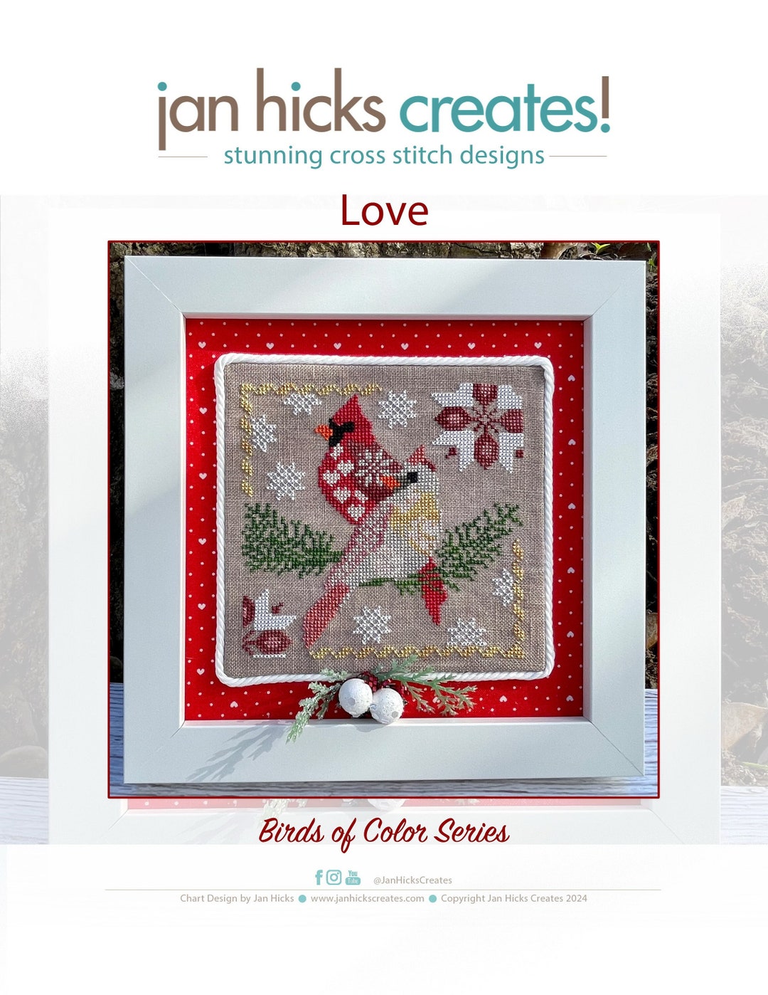 Jan Hicks Creates! - Birds of Color Series #3 - Love Birds - Original ...