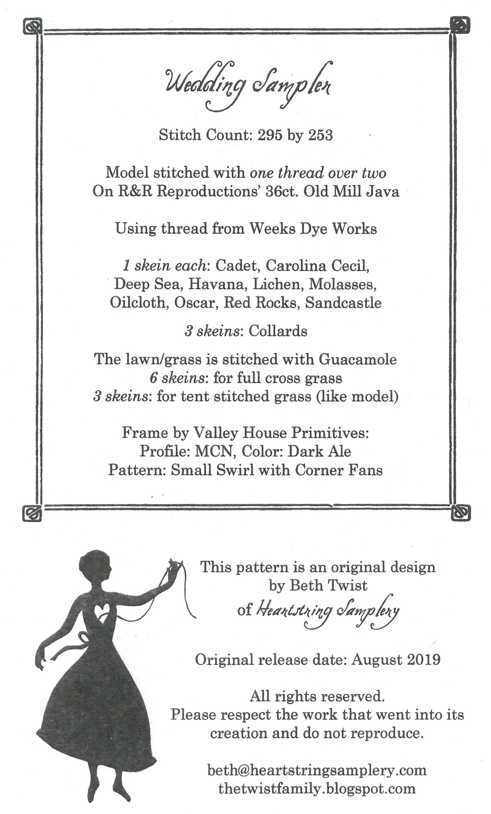 Heartstring Samplery Wedding Sampler - Etsy