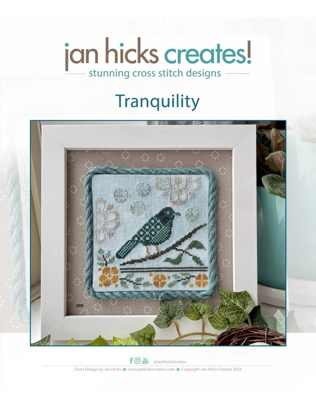 Jan Hicks Creates! - Birds of Color Series #1 - Tranquility - Original ...