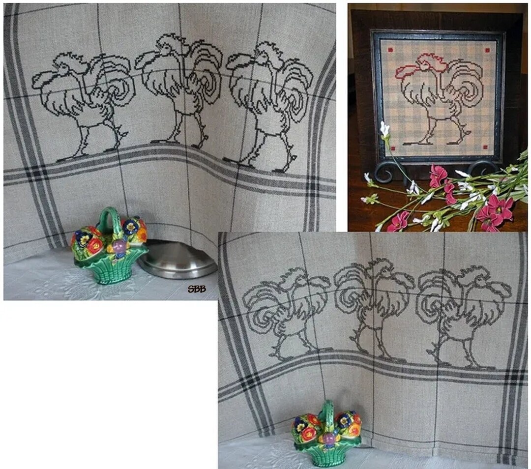 Needlemade Designs - Coq 'O the Walk - Original Design by Linda Vinson ...