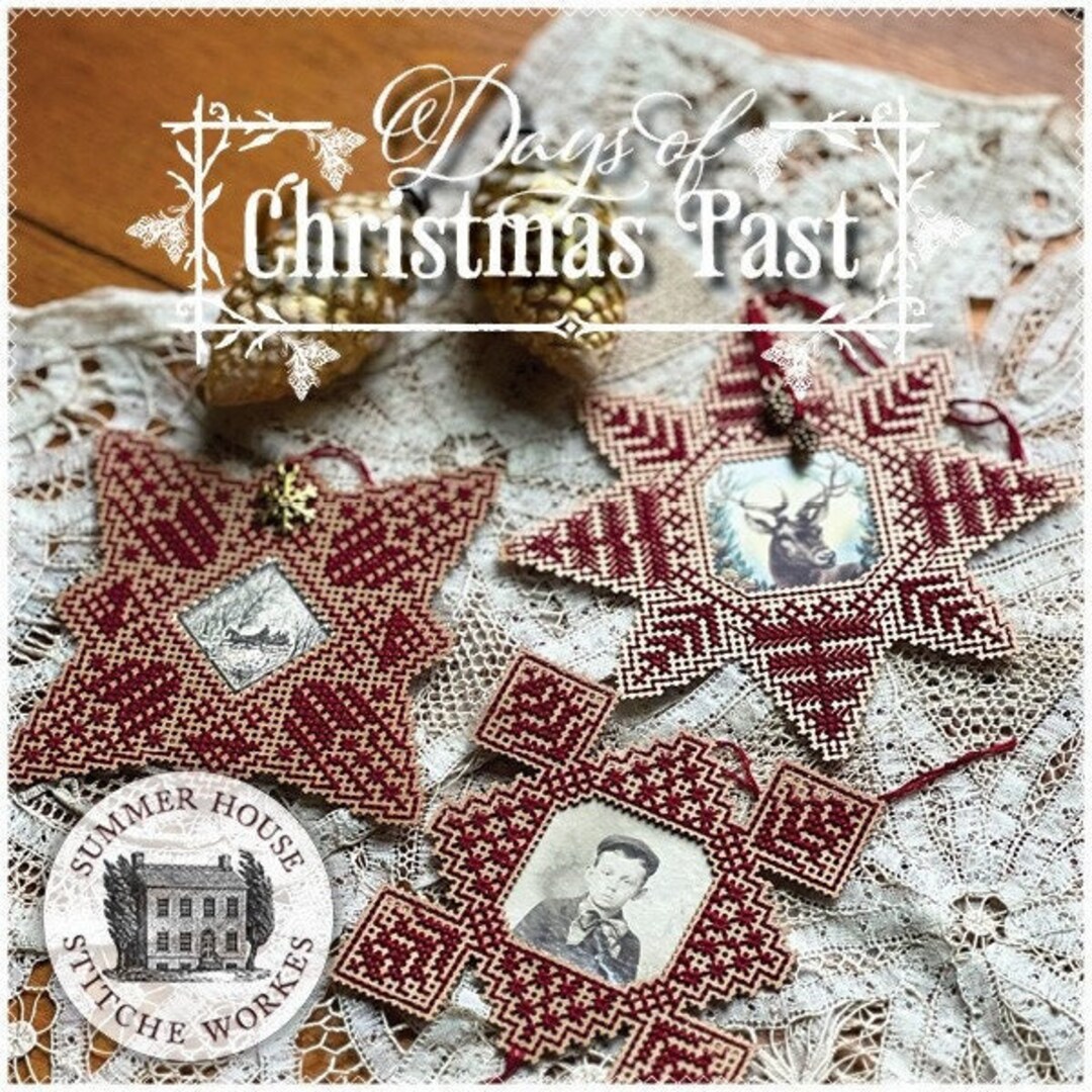 Paquete de dijes de días de Navidad pasados: puntadas de Summer House ...