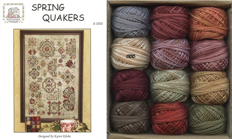 Rosewood Manor Designs/karen Kluba S-1202 Spring Quakers - Etsy