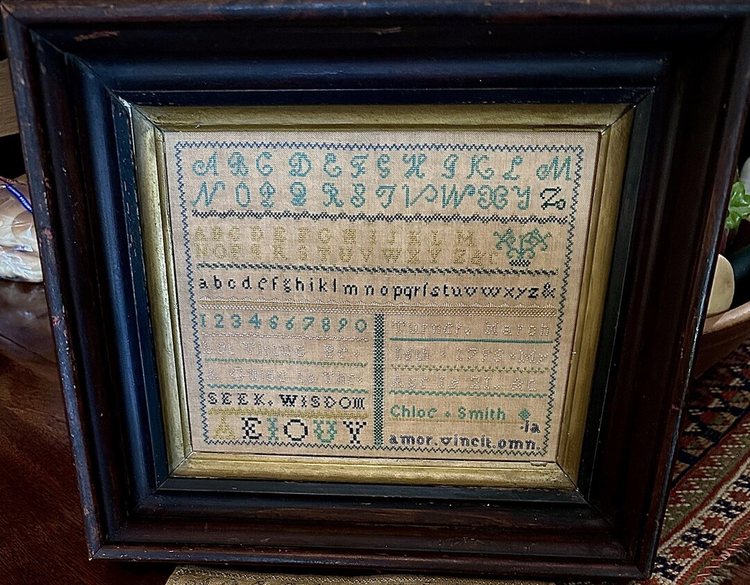 Needleworkpress - Chloe Smith - Antique Sampler Reproduction Designs by ...