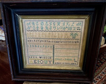 Needleworkpress - Be A Friend - Antique Sampler Adaptation Design by ...