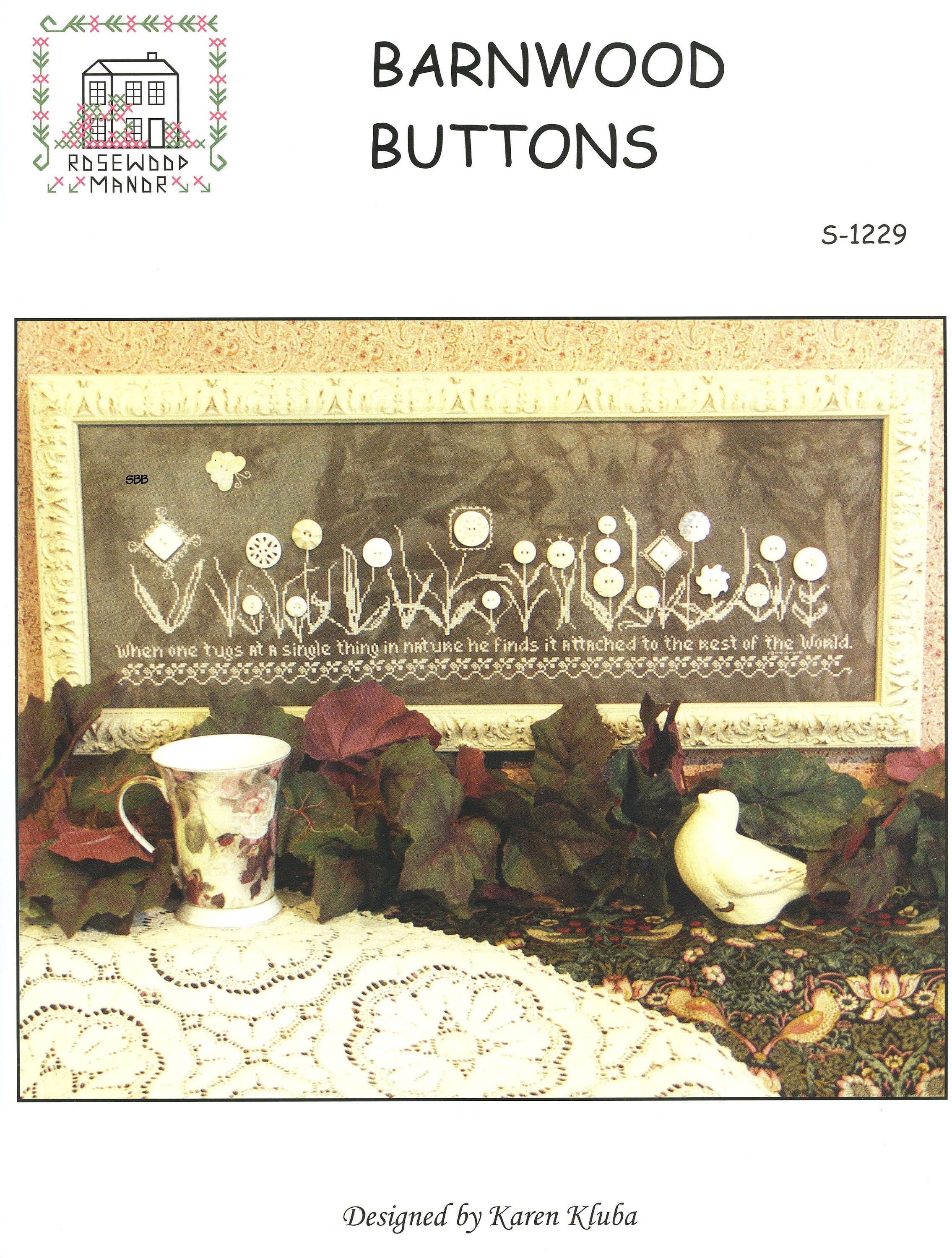 Rosewood Manor Designs/karen Kluba ~ S-1229 Barnwood Buttons - Optional ...