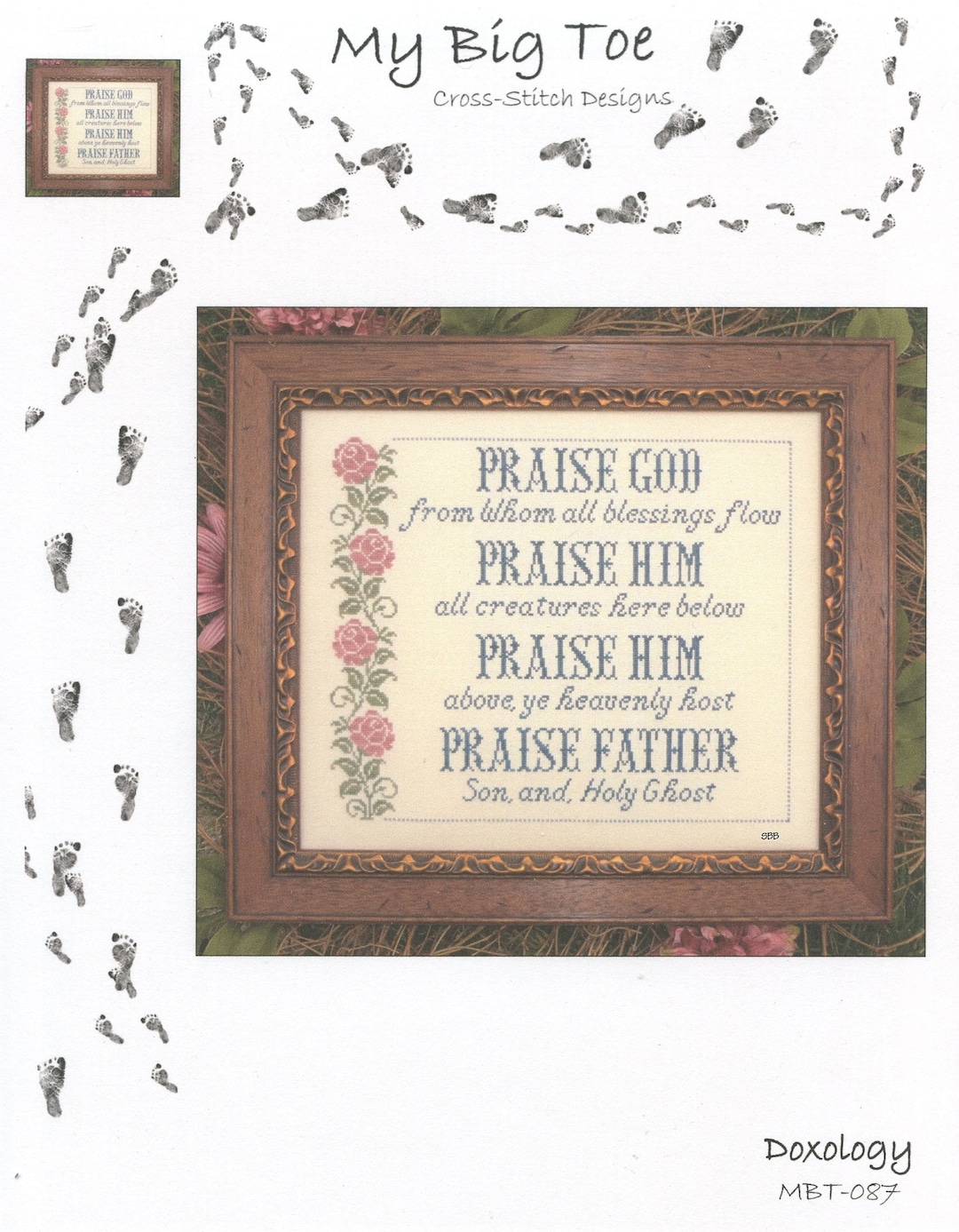 My Big Toe - MBT-087 Doxology - Original Cross Stitch Design by Deborah Booth - Etsy