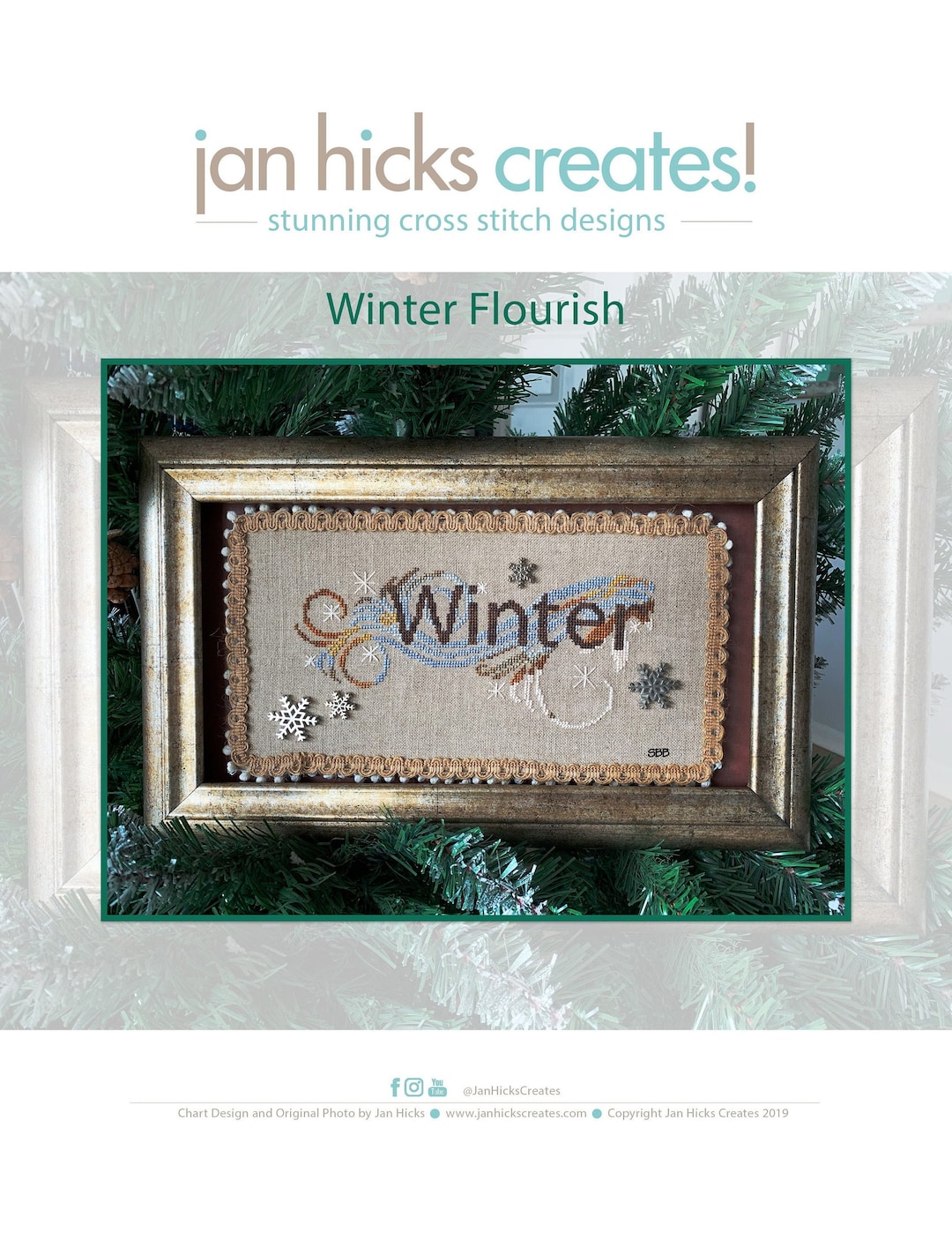 Jan Hicks Creates! - Winter Flourish - Original Design by Jan Hicks - Etsy