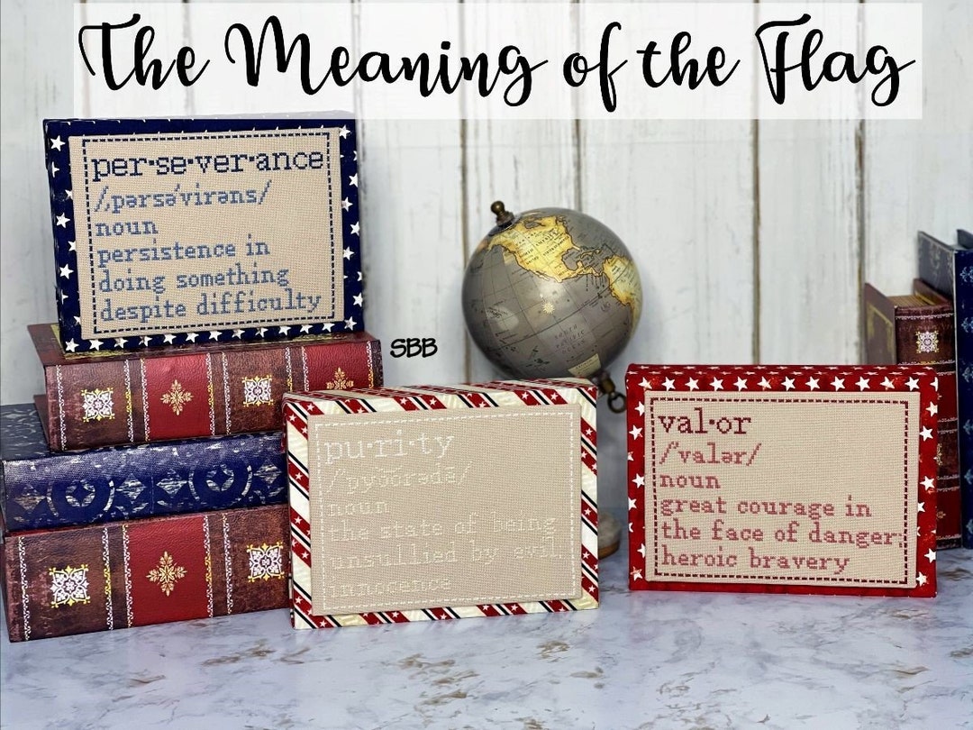 Little Stitch Girl - the Meaning of the Flag - Three Designs - Original ...
