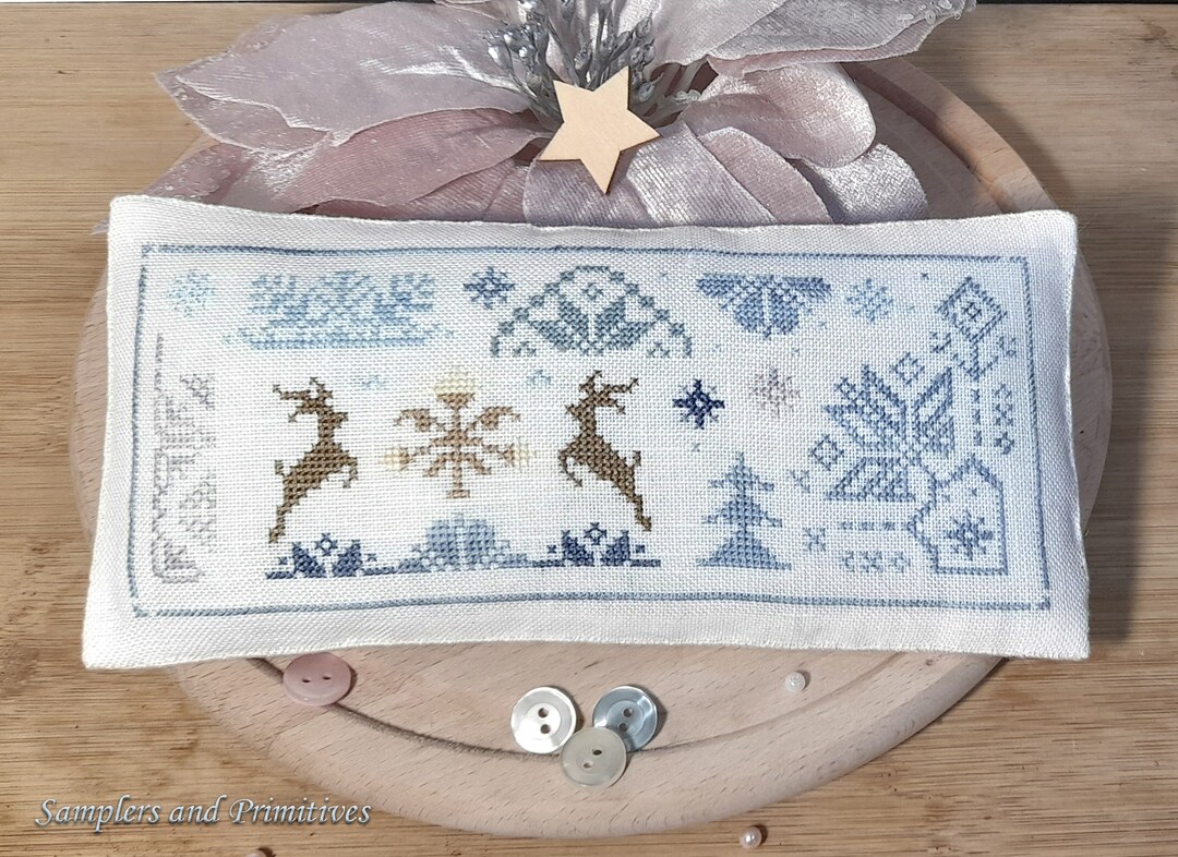 Samplers and Primitives - Christmas Quaker I - Original Design by ...