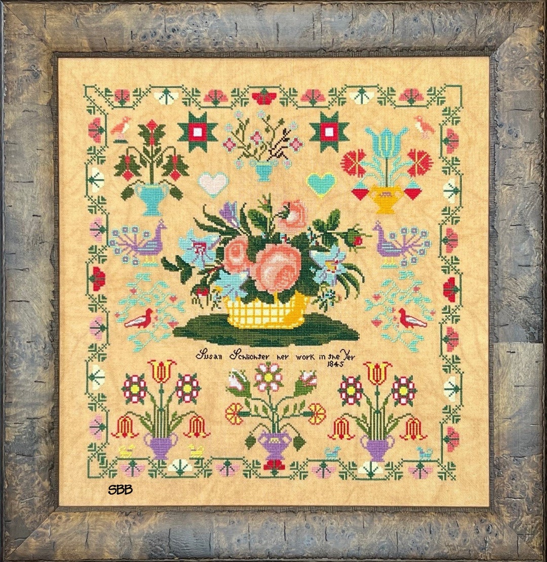 Queenstown Sampler Designs - Susan Schlichter 1845 - Reproduction ...