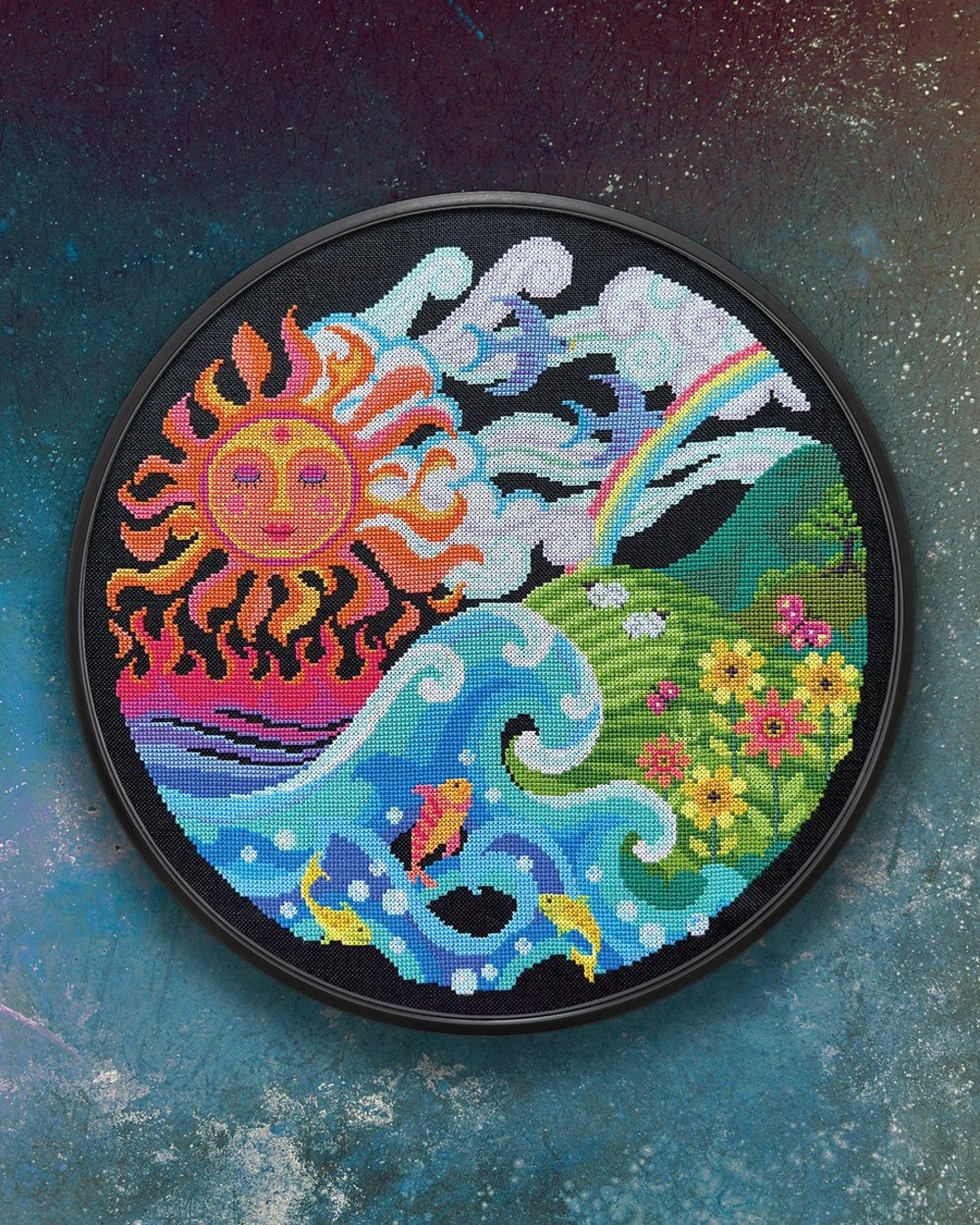 Satsuma Street - the Four Elements - Original Design by Jody Rice - Etsy