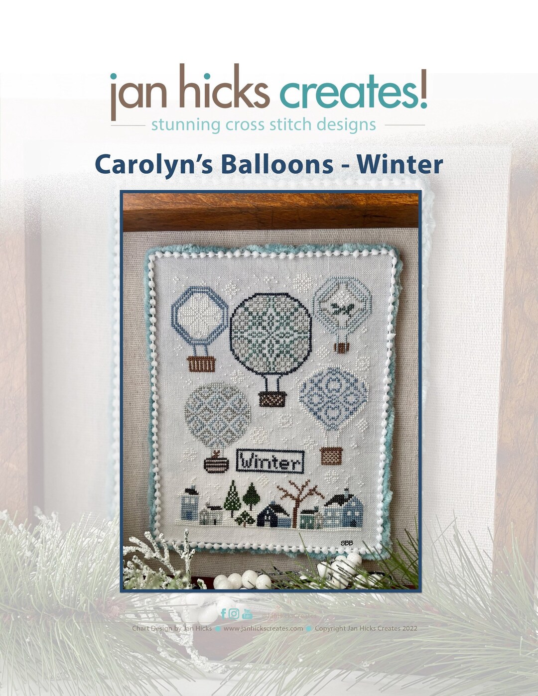Jan Hicks Creates! - Carolyn's Balloons - Winter - Original Design by ...