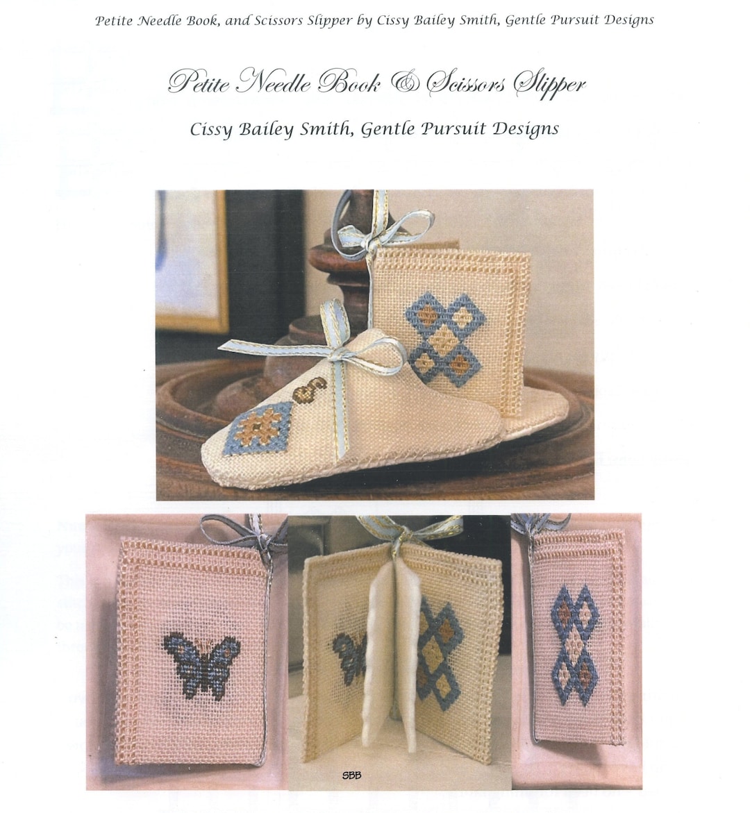 Gentle Pursuit Designs - Petite Needle Book & Scissor Slipper ...