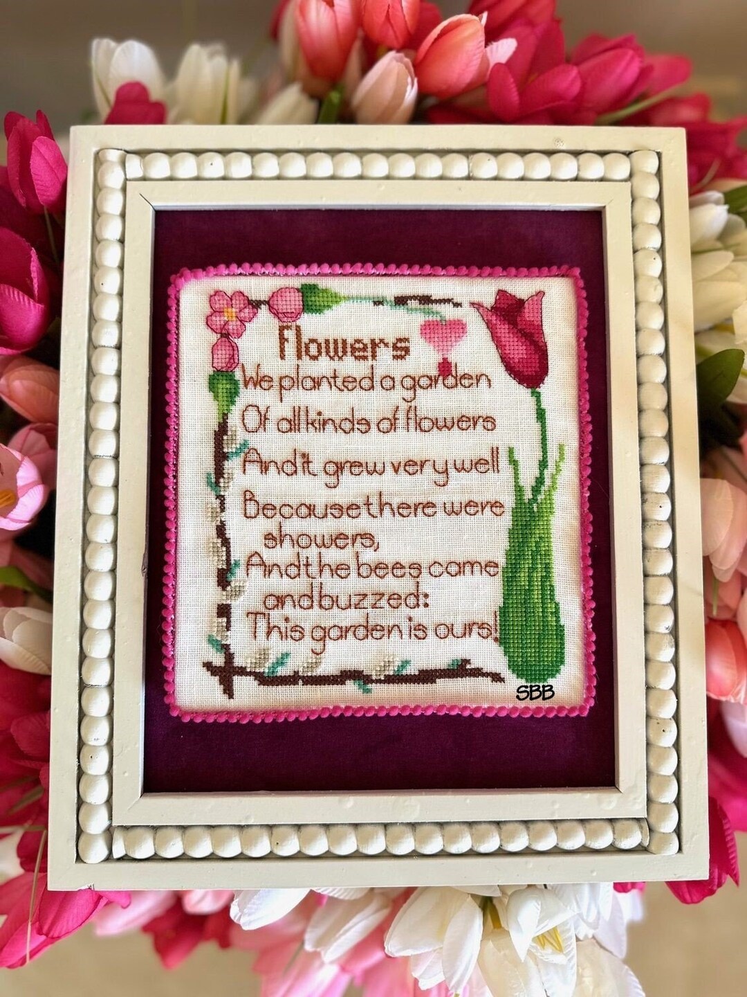 Luhu Stitches - Flowers - Original Design by Cyndy Young - Etsy