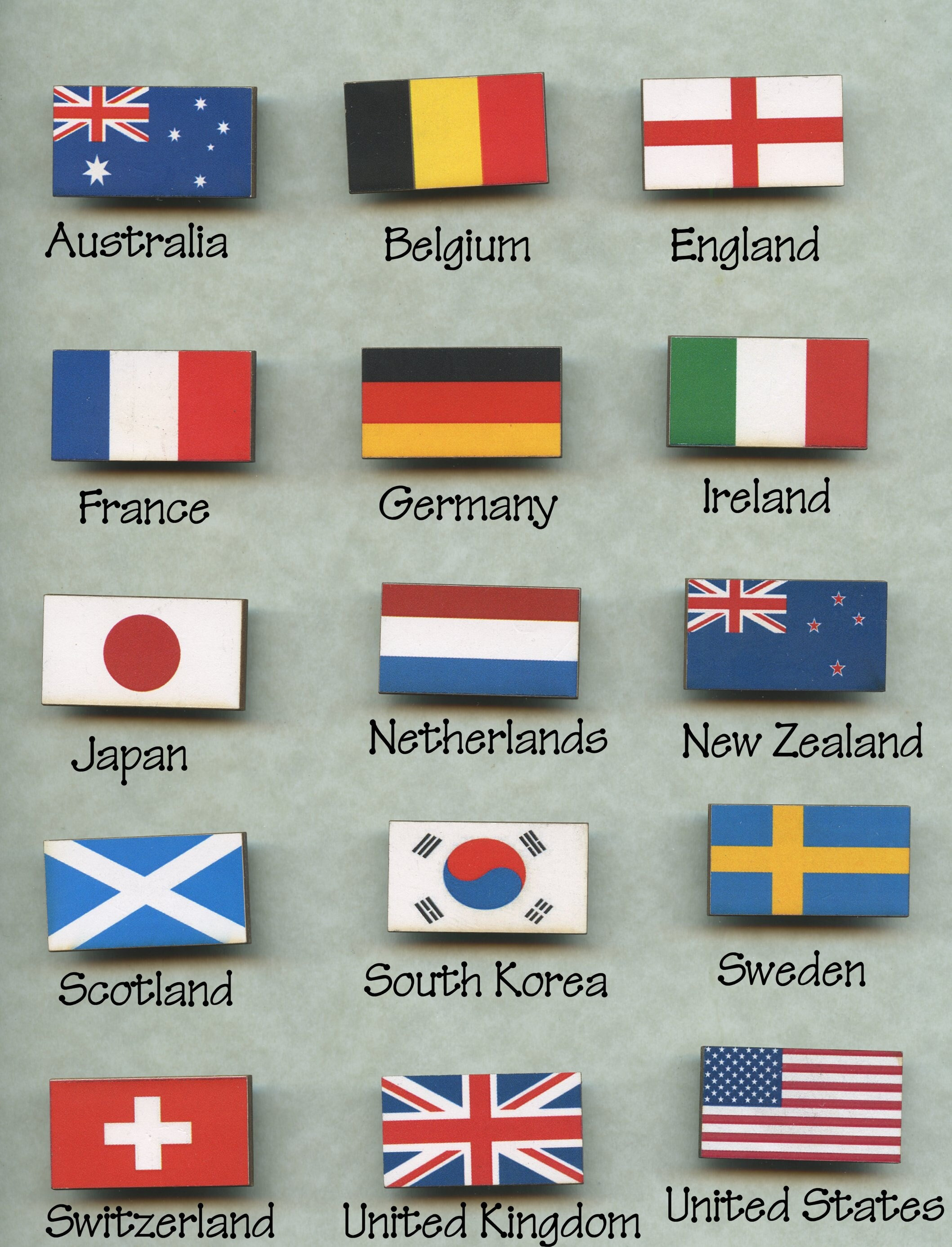 Whimsical Edge Flags of the World Needle Minders - Etsy
