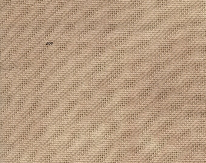 Mani Di Donna - 14 Count Burnt Sand Aida - Hand Dyed Italian Fabric by ...