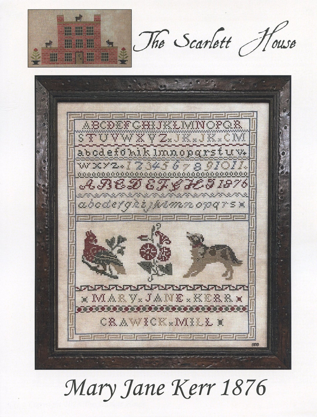 The Scarlett House ~ Mary Jane Kerr 1876 - an Antique Reproduction ...