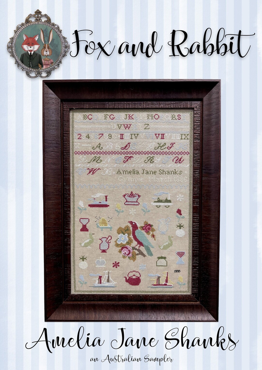 Fox and Rabbit Designs - Amelia Jane Shanks (an Australian Sampler ...