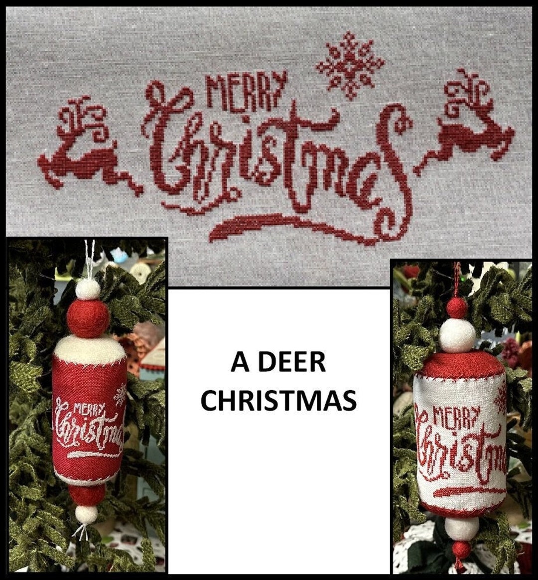 Keslyn's ~ A Deer Christmas ~ Original Design by Lynda Keske - Etsy