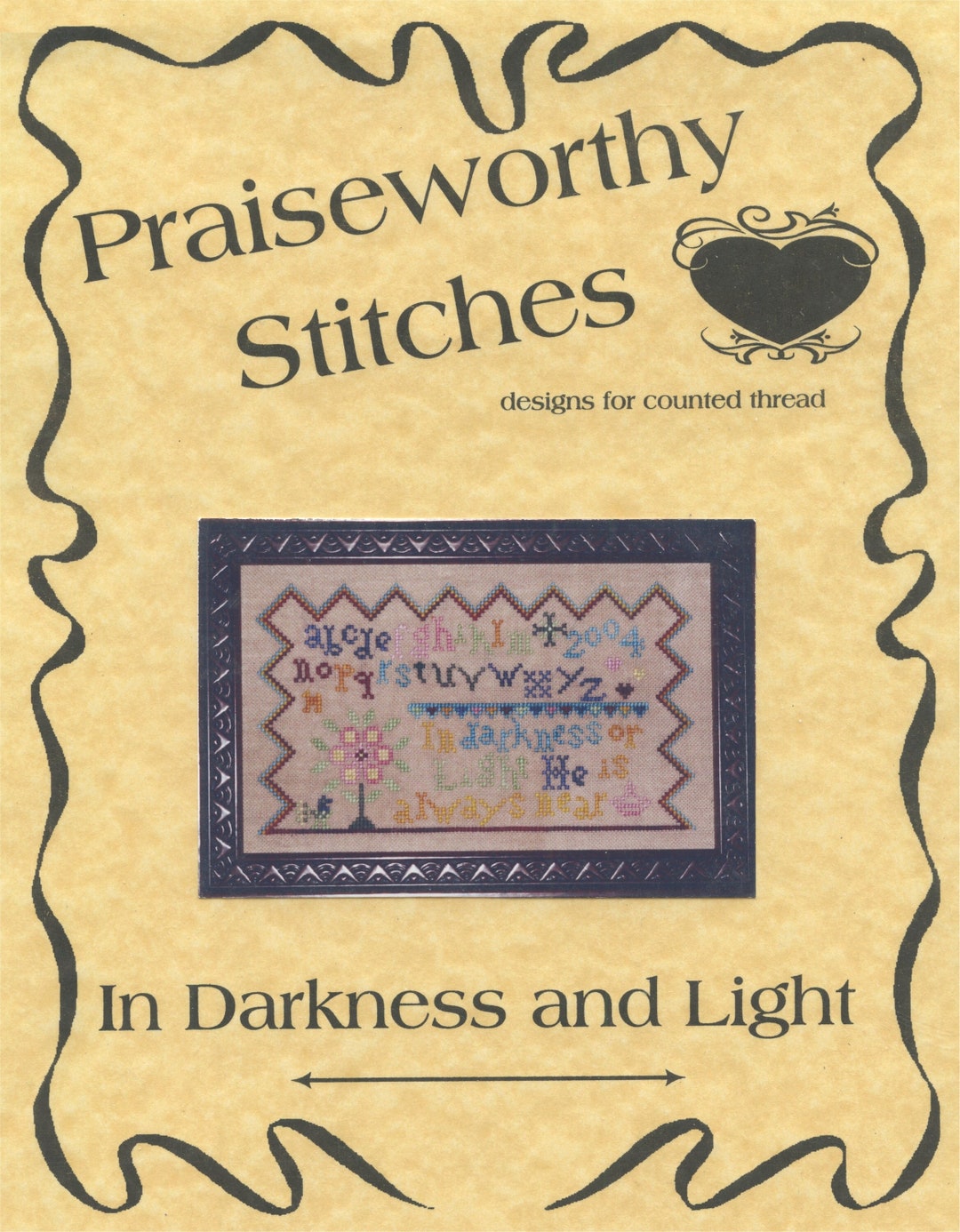 Praiseworthy Stitches - in Darkness and Light - Original Design by Pam ...