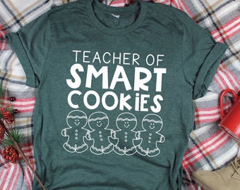 Teacher christmas shirt | Etsy
