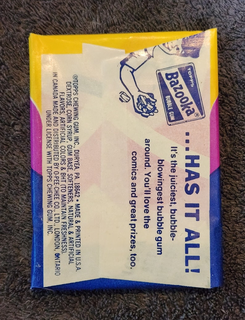 Vintage 1977 Charlie's Angels Sealed Wax Pack Trading Cards Series 2 Kate Jackson Farrah Fawcett ...