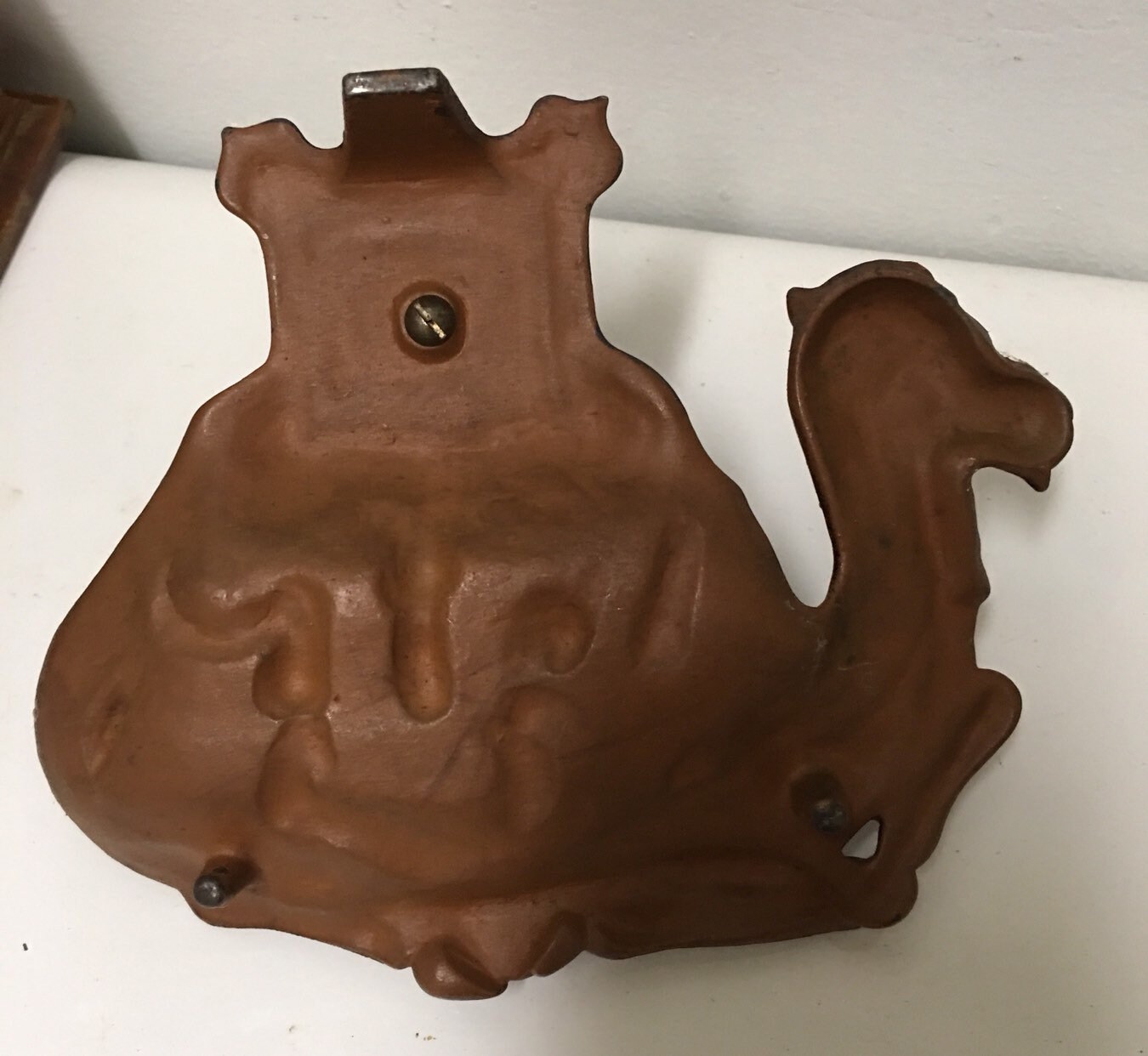 Antique Cast Iron Camel Ashtray With Cigarette Holder Egyptian Revival ...