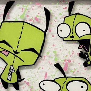GIR Inspired Acrylic Artwork on Polished Glass - Etsy