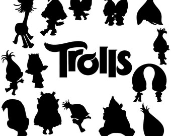 Trolls decal | Etsy