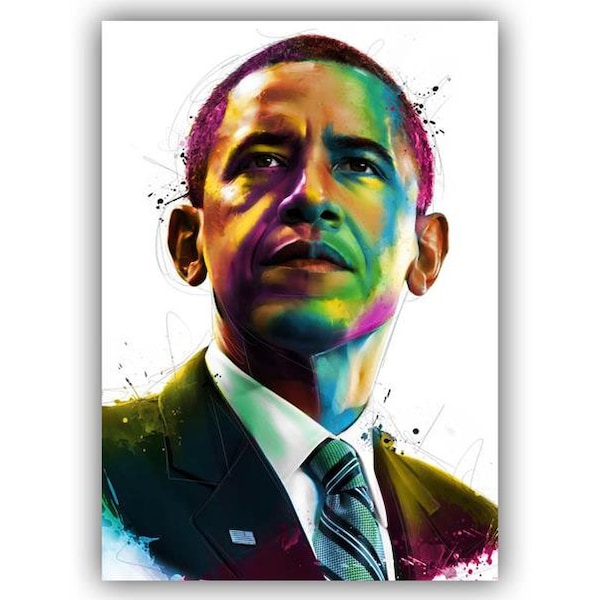 Obama Print - Etsy