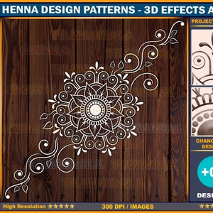 Henna Tattoo Svg Henna Png, Simple Henna, Tattoo Svg, Moroccan Henna ...