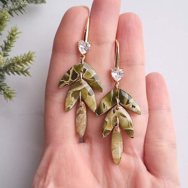 Marble Earrings - Etsy