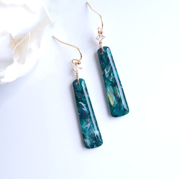 Marble Earrings - Etsy