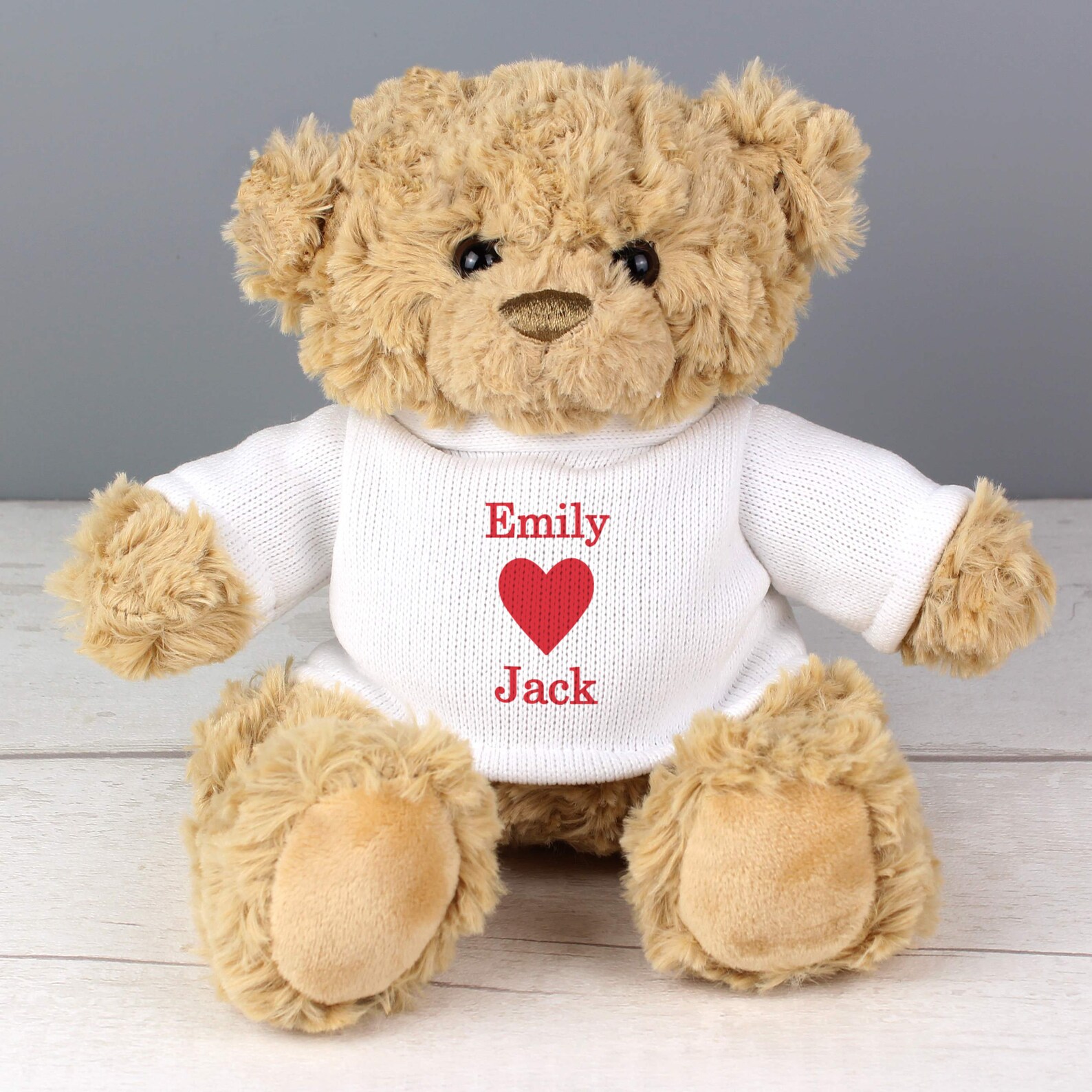 Personalised Love Heart Teddy Bear Perfect Valentine's - Etsy