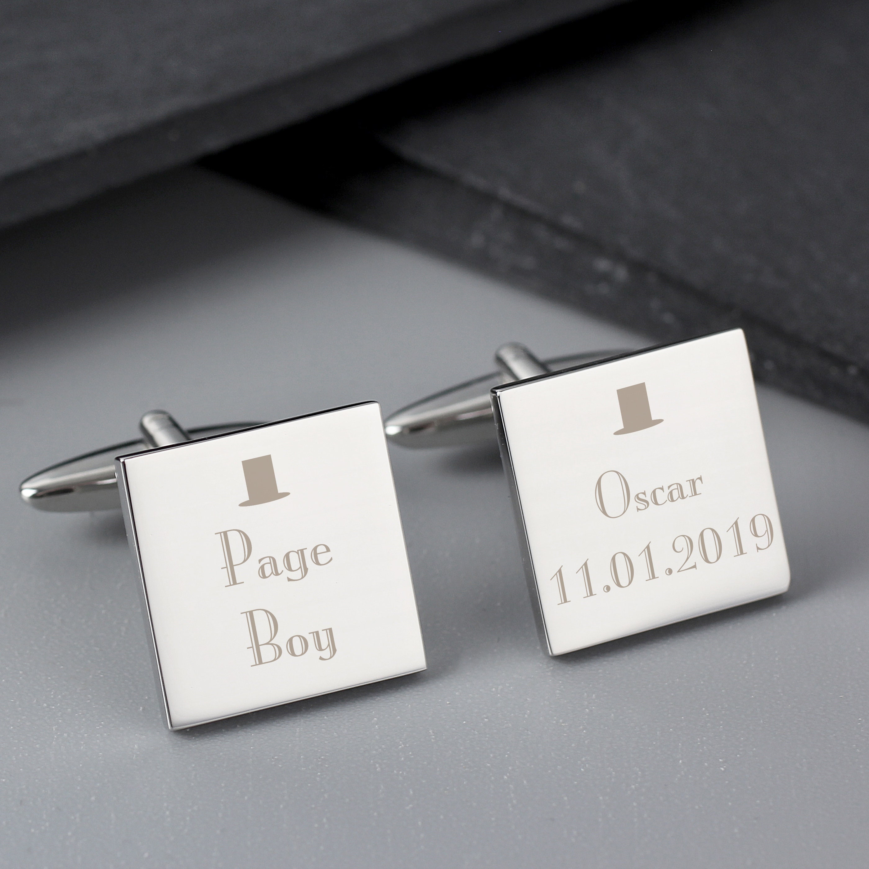 Personalised Engraved Wedding Cufflinks - Wedding Cufflinks - Wedding ...