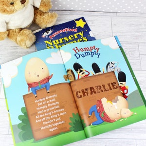 Personalised Nursery Rhyme Book Personalised Gift for Children ...