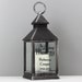 Personalised in Loving Memory Rustic Black Lantern - Memorial Lantern ...