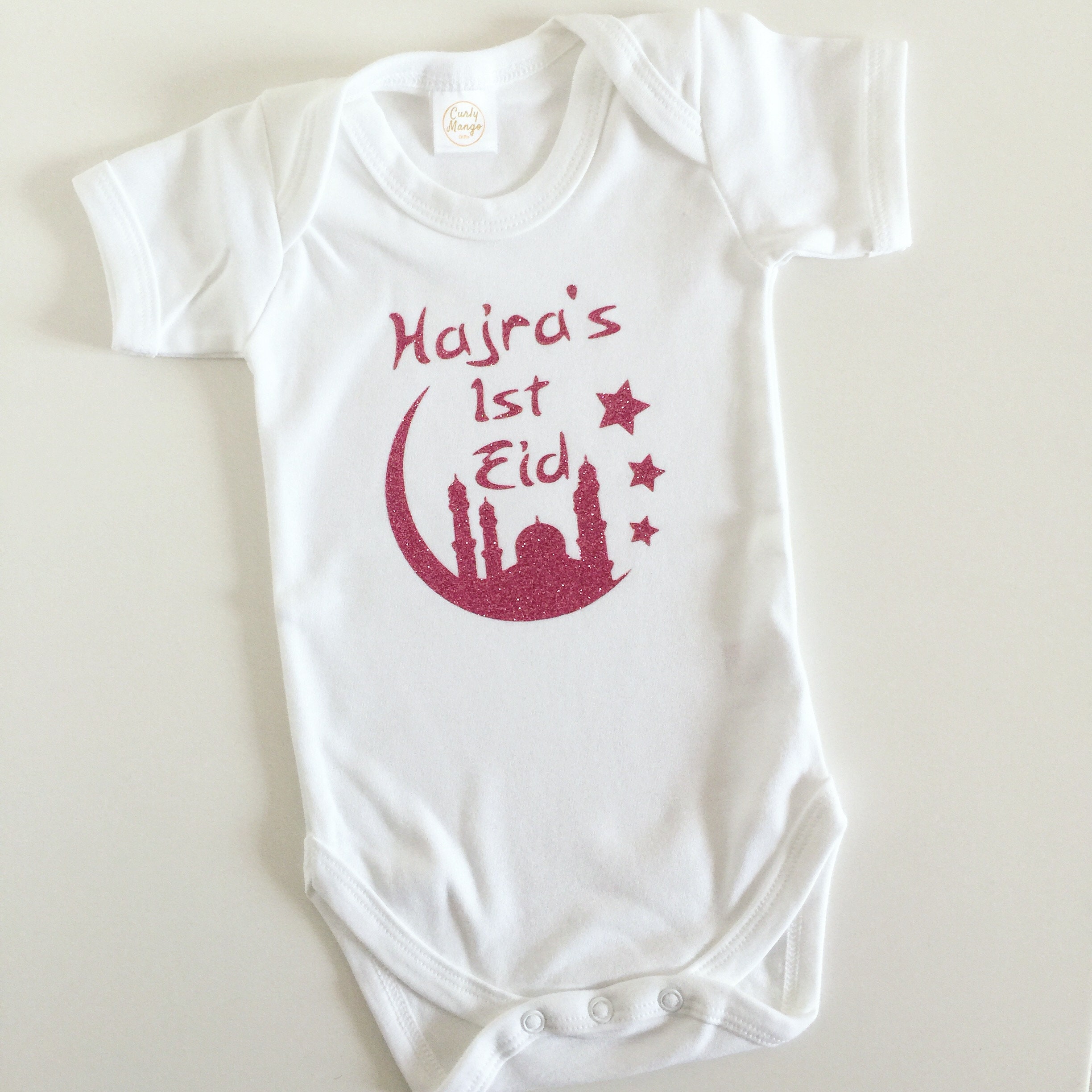 Personalised Eid Baby Vest or Babygrow - My First Eid - Baby's First ...