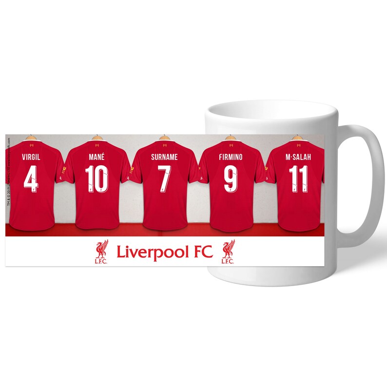 Liverpool FC Dressing Room Mug Gift for Him Valentines Mug | Etsy