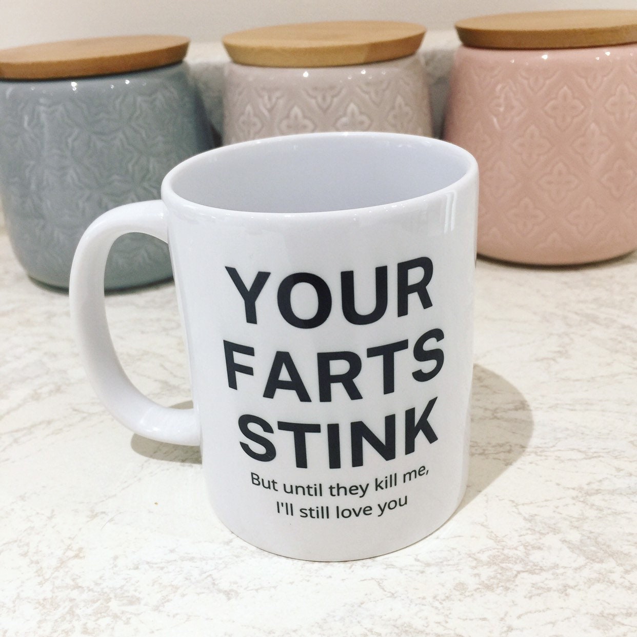 Personalised Your Farts Stink Mug Valentine Gifts for - Etsy