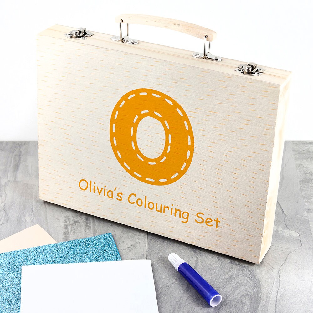 Personalised Children's Colouring in Set - Personalised Art Set ...