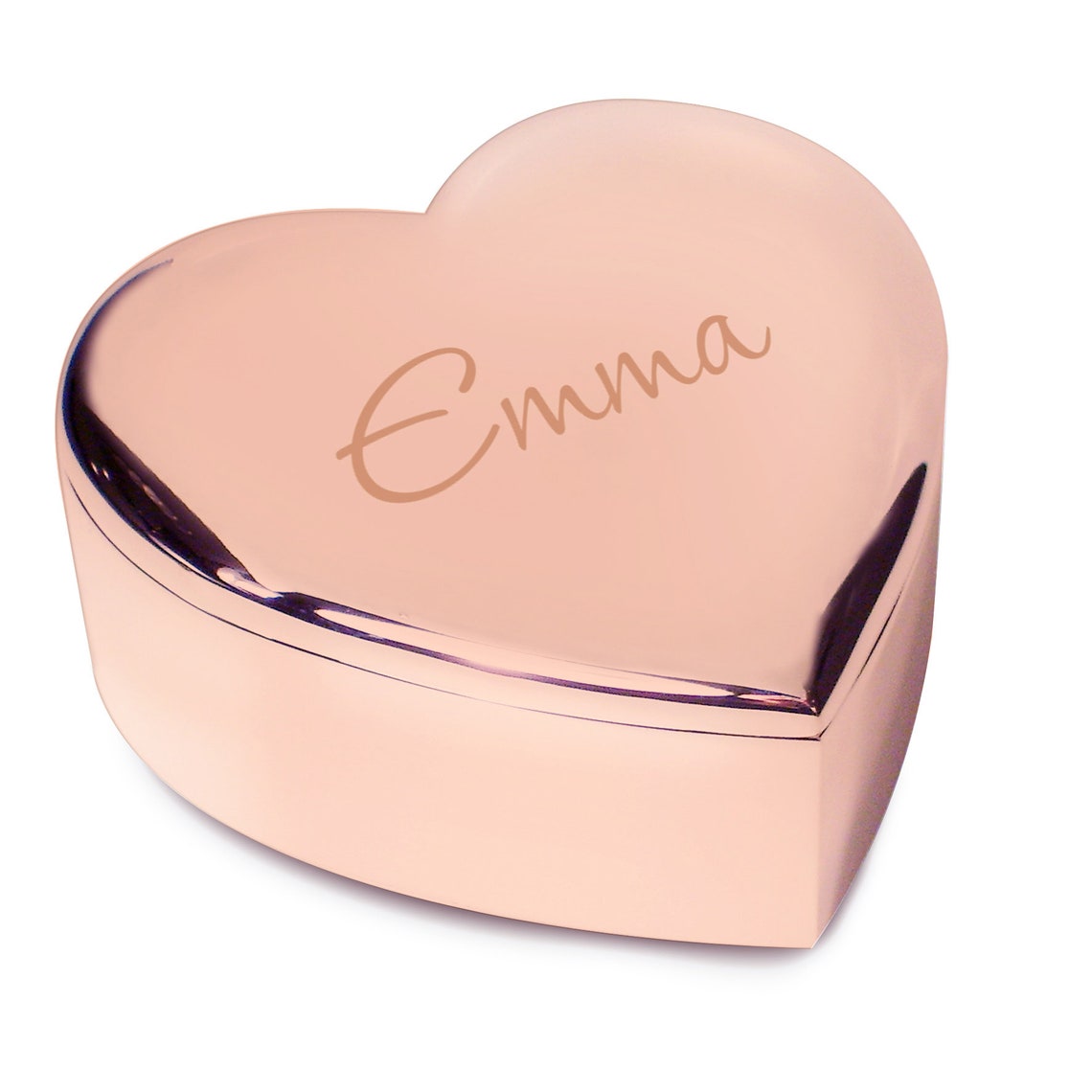 Personalised Trinket Box Personalised Name Only Rose Gold - Etsy