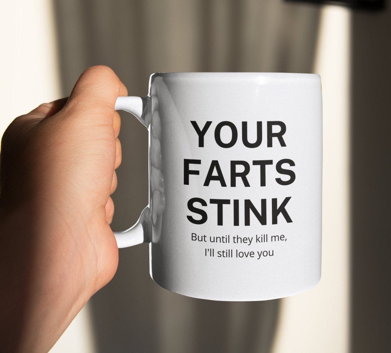Personalised Your Farts Stink Mug Valentine Gifts for - Etsy