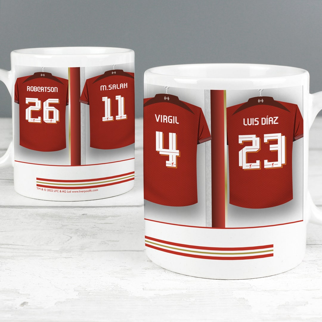 Liverpool FC Dressing Room Mug - Gift for Him - Valentines Mug ...