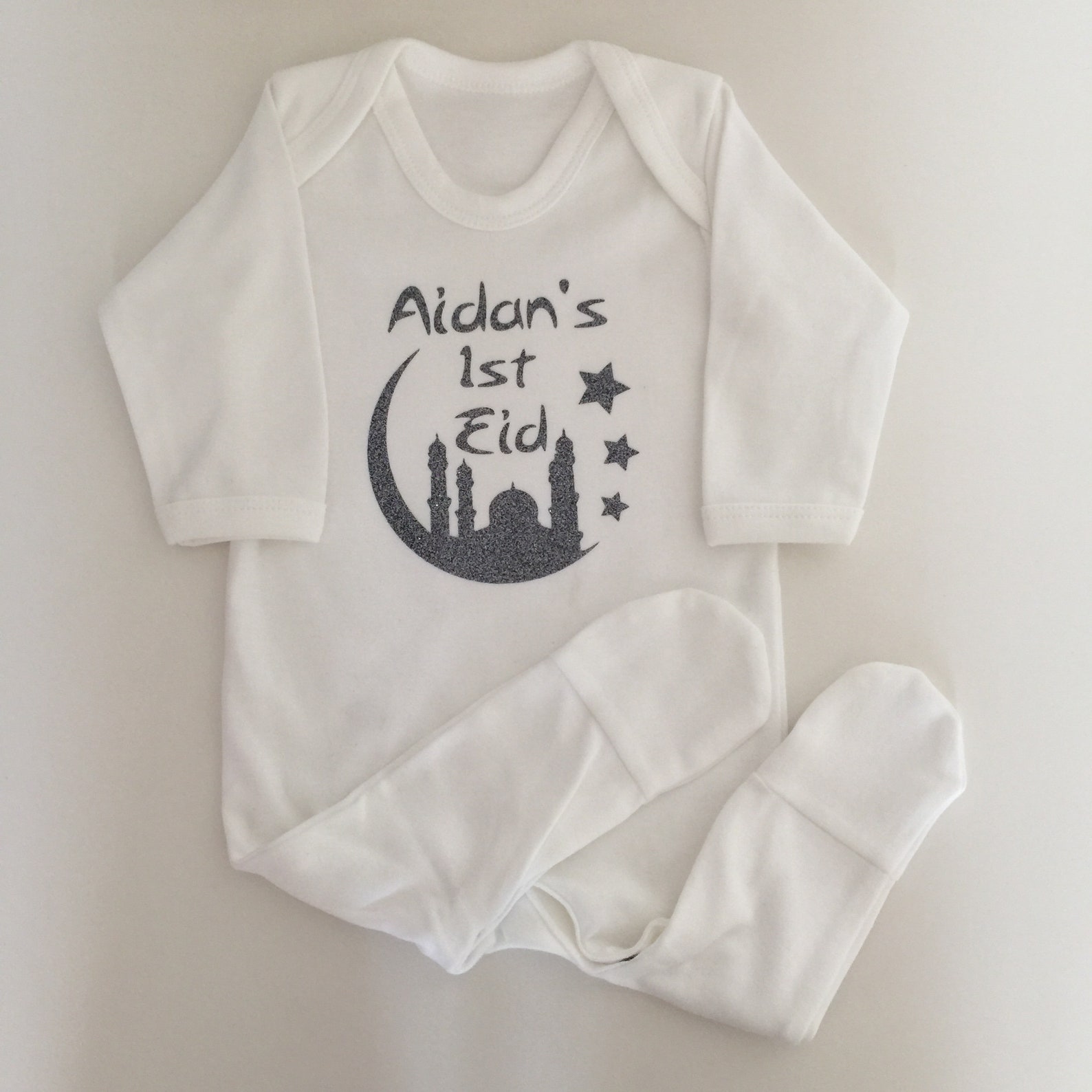 Personalised Eid Baby Vest or Babygrow - My First Eid - Baby's First ...