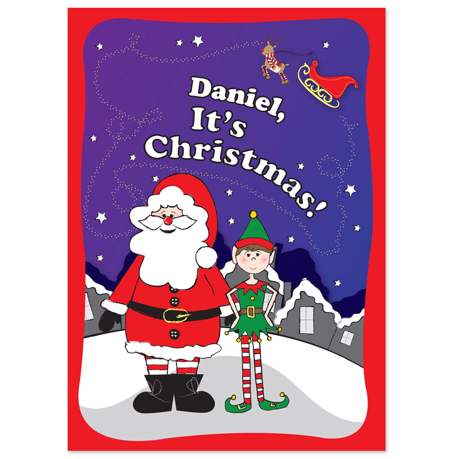 Personalised Its Christmas Elf Story Book Keepsake Book - Etsy