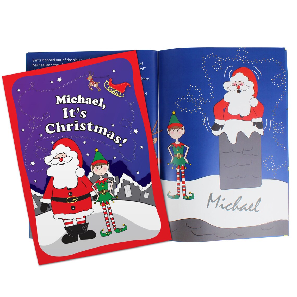 Personalised Its Christmas Elf Story Book Keepsake Book - Etsy